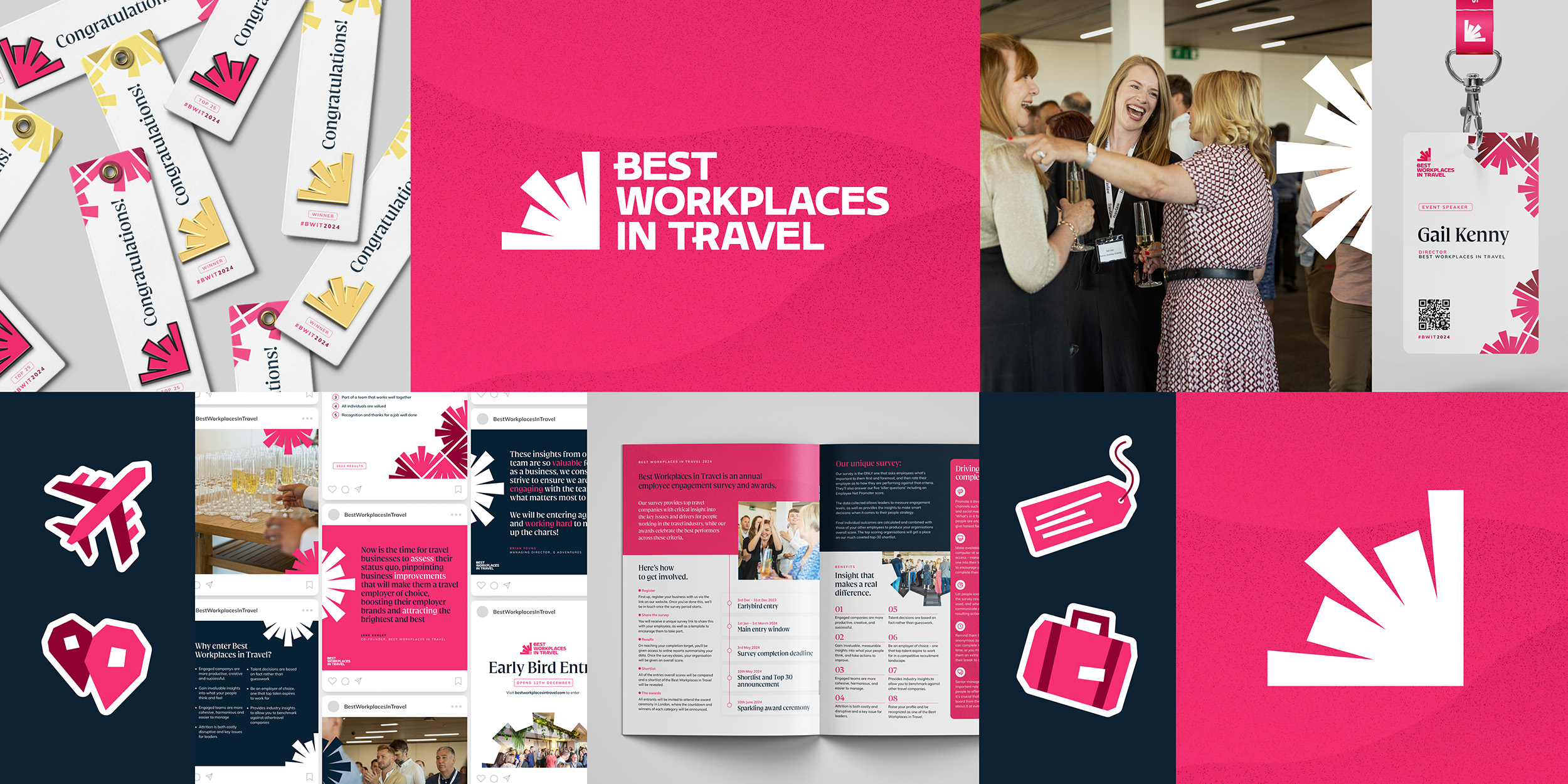 Best Workplaces in Travel — Visual Identity — Ben Clark Design